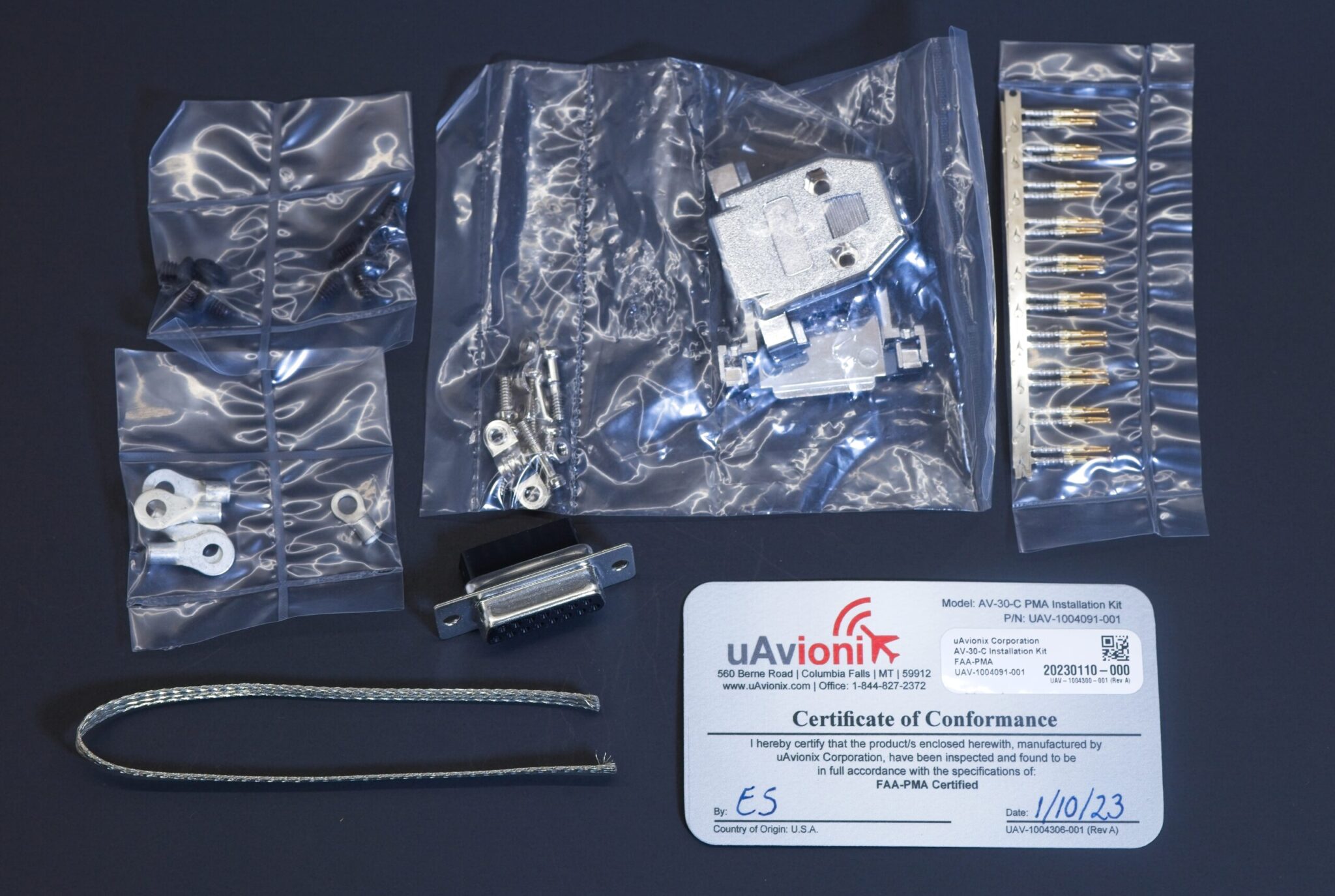 AV-30-C Installation Kit - uAvionix