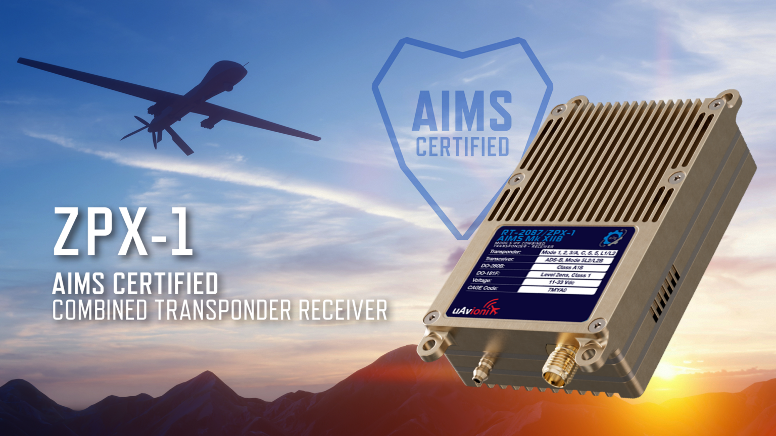 uAvionix Achieves AIMS Certification of World’s First Mode 5 Micro-IFF ...