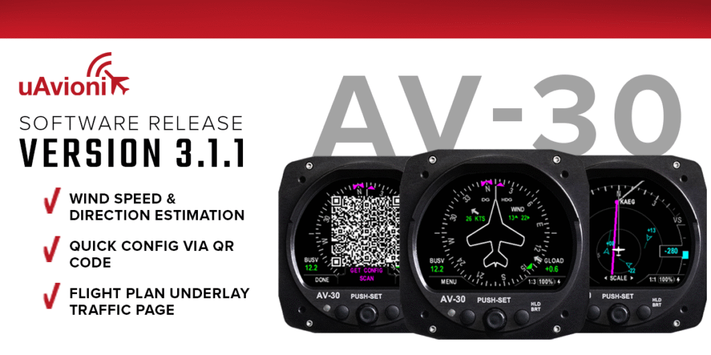 uAvionix Adds Wind Speed/Direction & More to AV-30