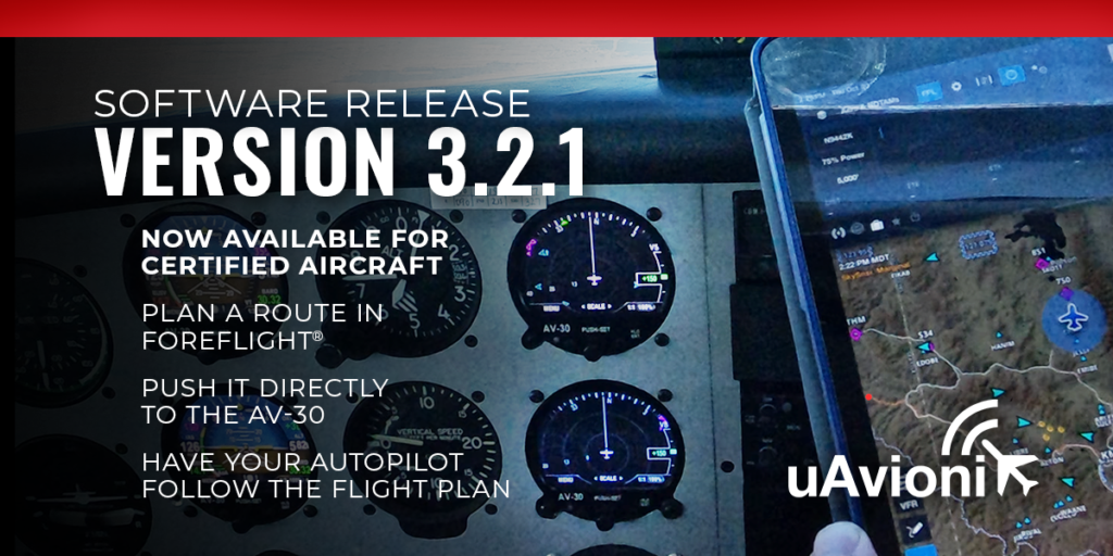 AV-30 Software Update with ForeFlight® Integration Features